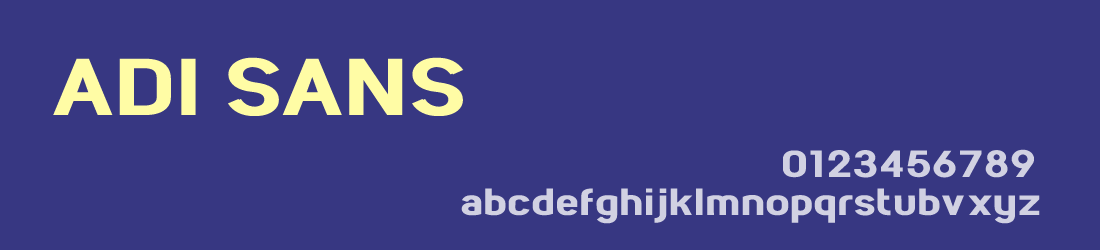 Adi Sans Fonts: Ideal for special projects | MaisFontes